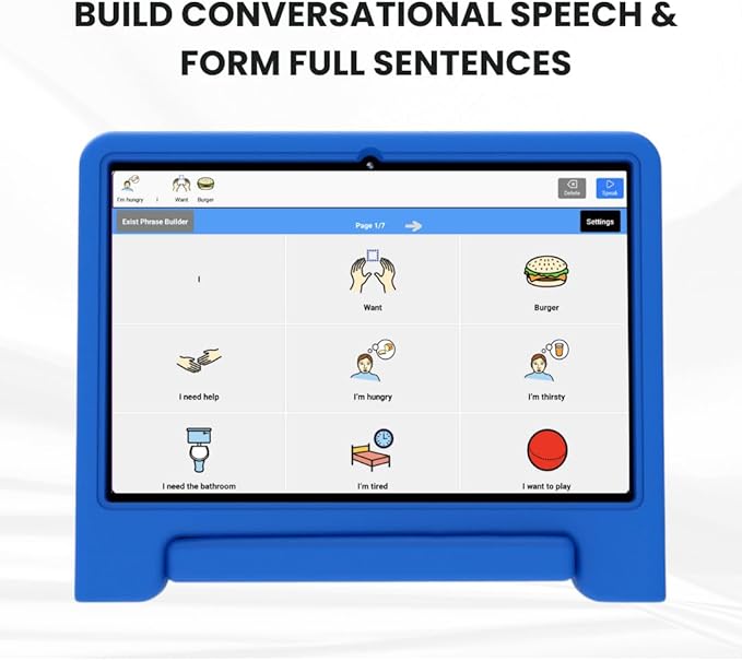 TalkingTiles - AAC Device for Autism- Communication Tablet – Lavender Vibes