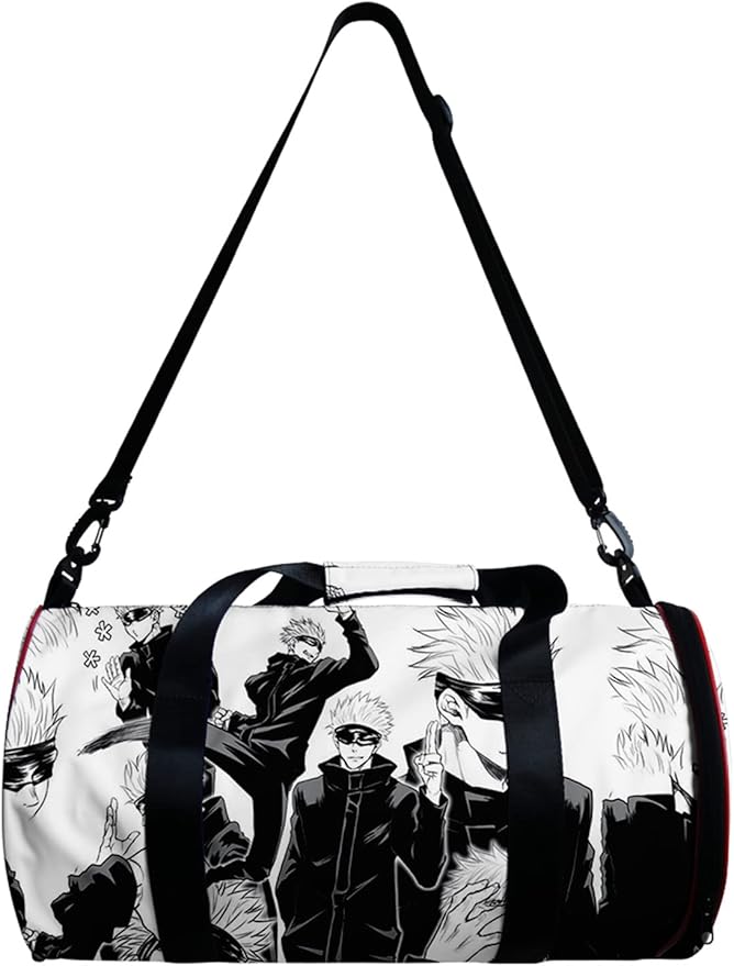 Anime Jujutsu Kaisen Gym Bag- Gojo BW – Lavender Vibes