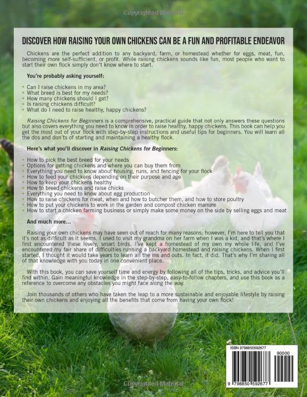 Raising Chickens for Beginners: The Complete Guide to Breeds, Housing ...