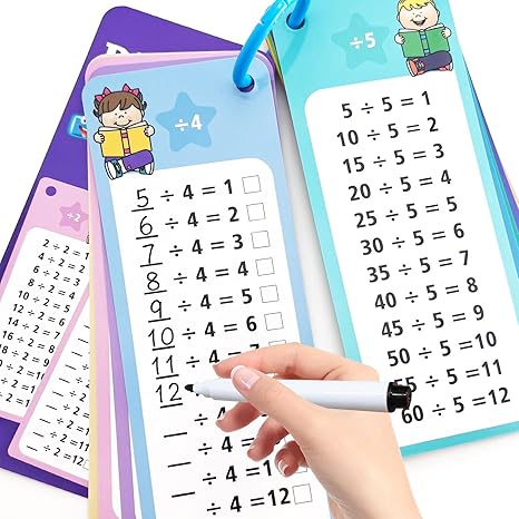 Flash Cards, Large Math Table Flashcards – Lavender Vibes