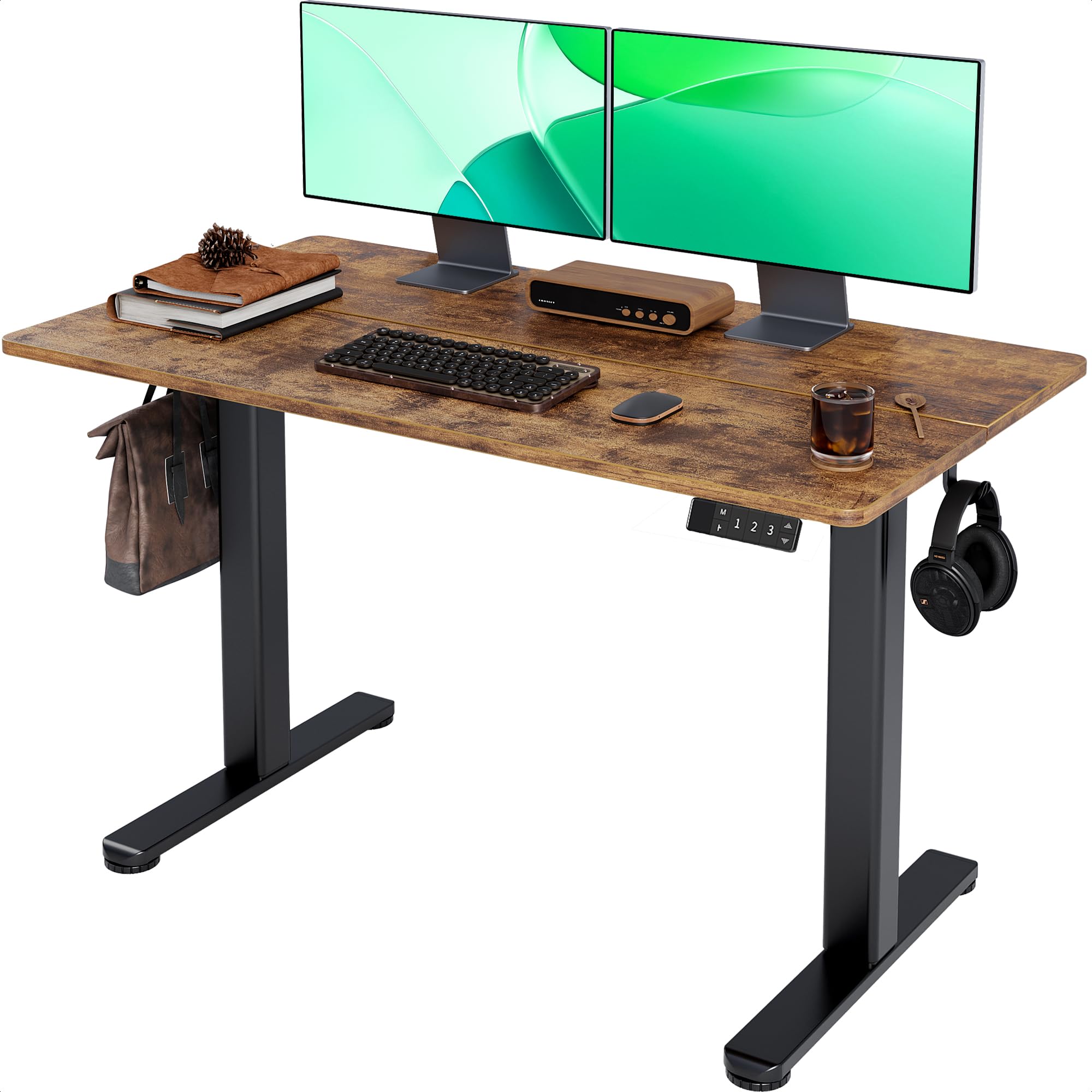 Claiks Electric Standing Desk, Adjustable Height Stand up Desk, 24x48 ...