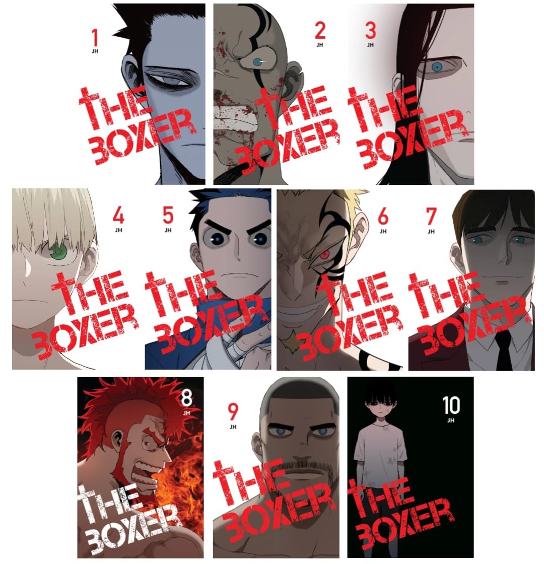 The Boxer Manga Series 10-Book Collection Set (Vol.1 to 10) – Lavender ...
