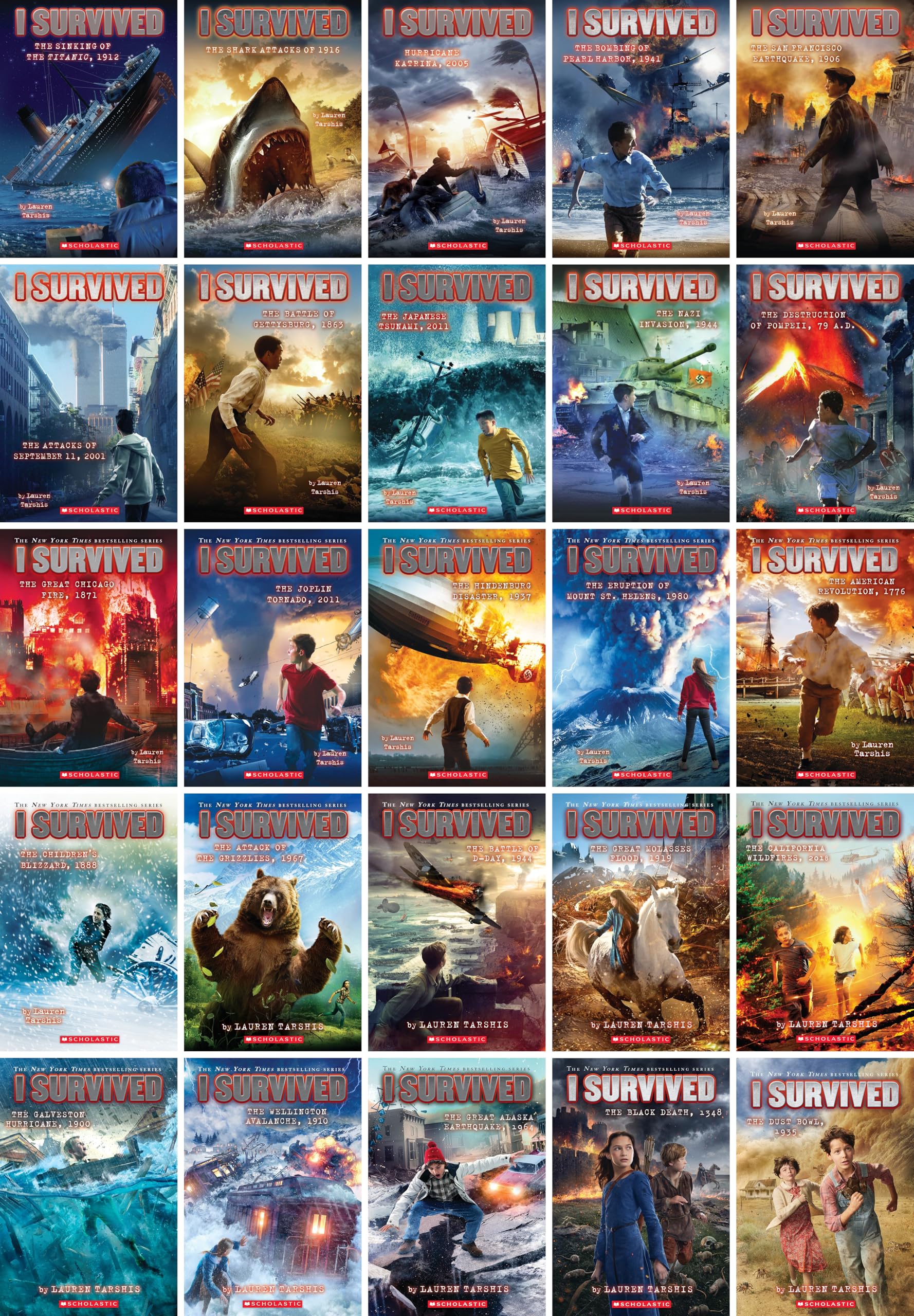 I Survived Series Complete Set (25 Books) – Lavender Vibes