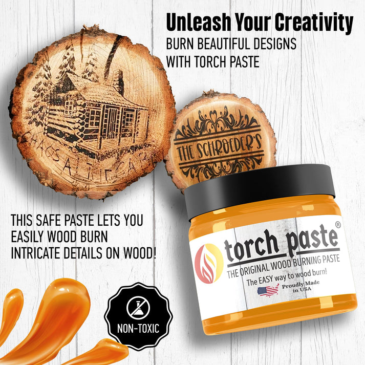 Torch Paste - The Original Wood Burning Paste | Made in USA | Heat Act ...