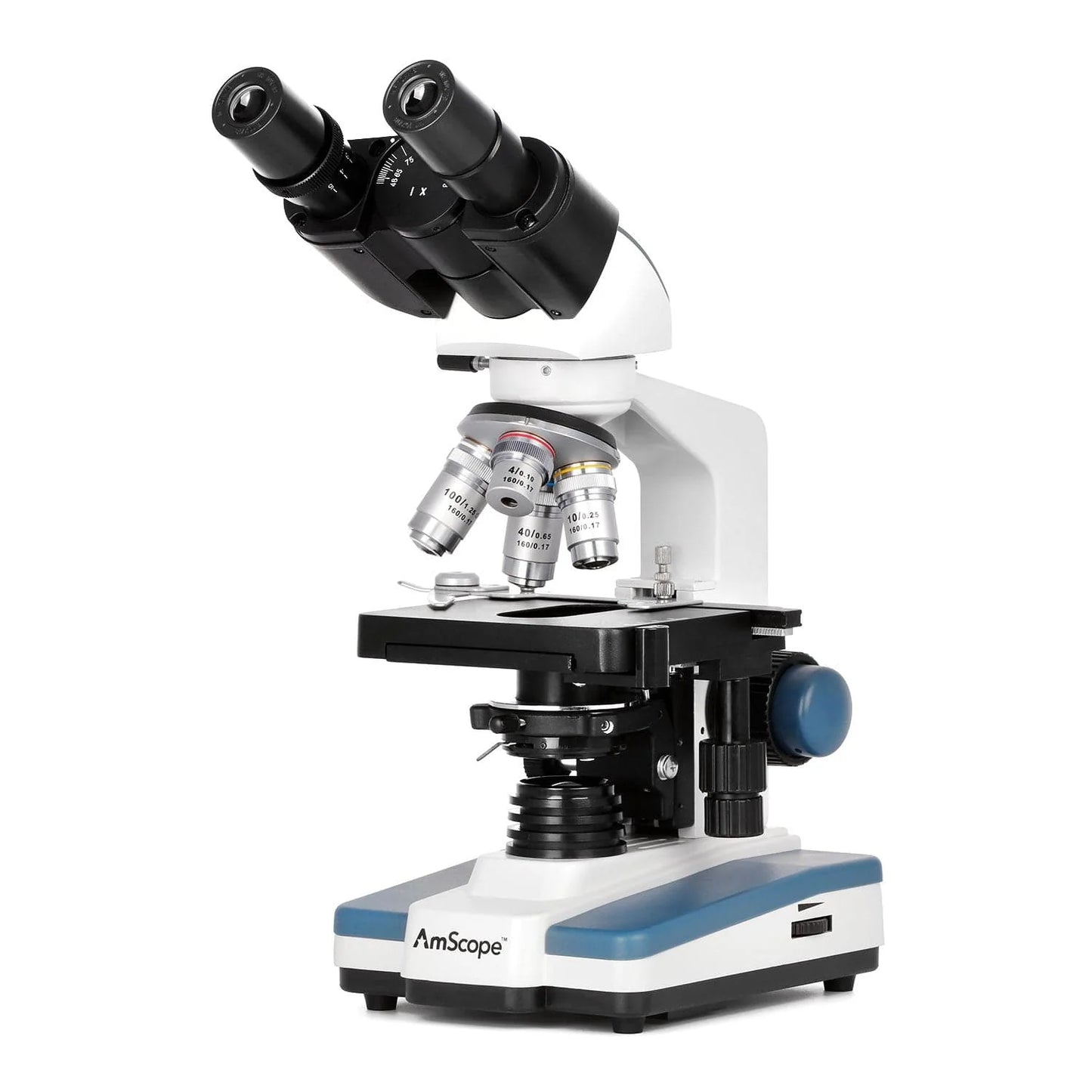 AmScope B120 Series Student & Professional LED Binocular Compound Micr ...